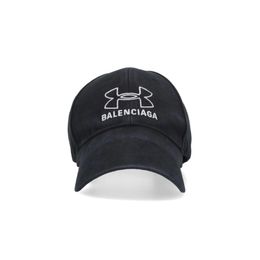 Balenciaga Caps & M&uuml;tzen - Logo Baseball Cap &ndash; Black - Gr. M - in Schwarz - f&uuml;r Damen