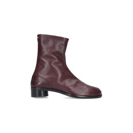 Maison Martin Margiela Maison Margiela Stiefel - Ankle-High Split-Toe Brown Leather Boots - Gr. 42 (EU) - in Braun - f&uuml;r Damen