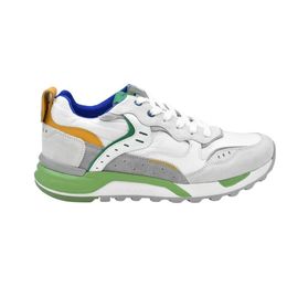Voile Blanche Low-Top Sneaker - Blue Green Ochre Suede Blend Sneakers - Gr. 45 (EU) - in Bunt - f&uuml;r Damen