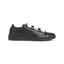 Y-3 Low-Top Sneaker - Premium Leather And Rubber Y-3 Jr4224 Sneakers - Gr. 10 - in Schwarz - f&uuml;r Damen