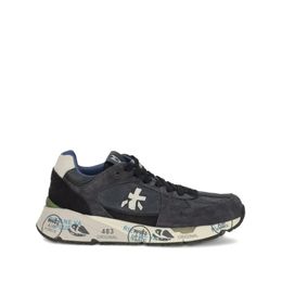 Premiata Low-Top Sneaker - Contemporary Black Sneakers With Suede - Gr. 43 (EU) - in Schwarz - f&uuml;r Damen