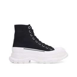 Alexander McQueen Low-Top Sneaker - Treadslick High Top Sneakers - Gr. 39,5 (EU) - in Schwarz - f&uuml;r Damen