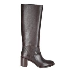 P.a.r.o.s.h. Stiefel - Mid-Heeled Leather Boots With Minimalist Design - Gr. 36 (EU) - in Grau - f&uuml;r Damen
