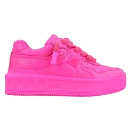 Valentino Garavani Low-Top Sneaker - Pink One Stud Xl Leather Sneakers - Gr. 38,5 (EU) - in Rosa - f&uuml;r Damen