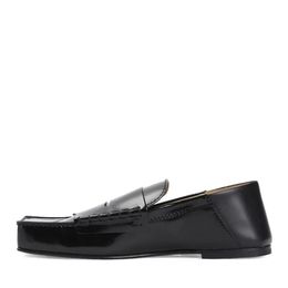 Jacquemus Black Cow Leather Les Mocassins Carre Loafers - Gr. 37 (EU) - in Schwarz