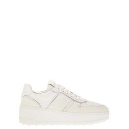 Tod's Tod's Low-Top Sneaker - Soft Leather Platform Sneakers With Embossed Logo - Gr. 40 (EU) - in Wei&szlig; - f&uuml;r Damen