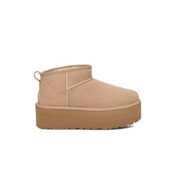 UGG Australia UGG Stiefel - Classic Ultra Mini Platform Boot With Asymmetrical - Gr. 39 (EU) - in Braun - f&uuml;r Damen