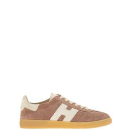 Hogan Low-Top Sneaker - Retro-Inspired Suede Sneakers With Nappa Leather A - Gr. 36 (EU) - in Rosa - f&uuml;r Damen