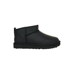 UGG Australia UGG Stiefel - W Classic Ultra Mini Lthr' Smooth Leather Boots - Gr. 41 (EU) - in Schwarz - f&uuml;r Damen