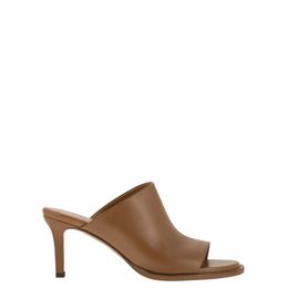 Tod's Tod's Sandalen - Soft Calfskin Open-Toe Sandals With Banded Heel - Gr. 39 (EU) - in Braun - f&uuml;r Damen