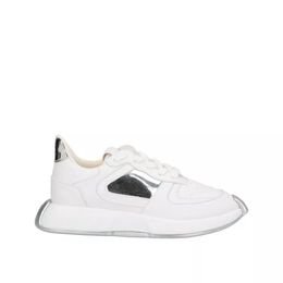 Giuseppe Zanotti Low-Top Sneaker - Leather Sneakers - Gr. 44 (EU) - in Wei&szlig; - f&uuml;r Damen