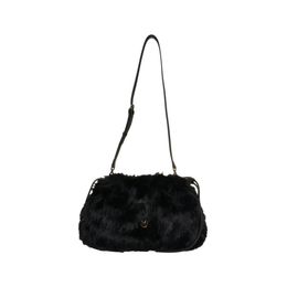 Pinko Hobo Bags - Shoulder Bag In Soft Faux Fur - Gr. unisize - in Schwarz - f&uuml;r Damen