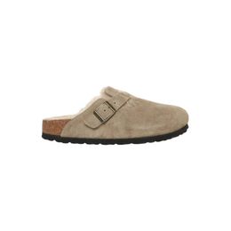 Birkenstock Sandalen - Boston Shearling' Clog - Gr. 41 (EU) - in Gr&uuml;n - f&uuml;r Damen
