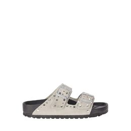 Birkenstock Sandalen - Suede Leather Sandals - Gr. 36 (EU) - in Grau - f&uuml;r Damen