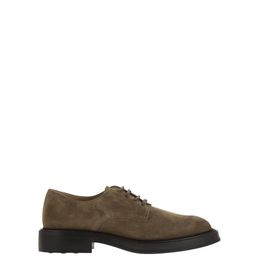 Tod's Brown Suede Lace-Up Derby Shoes - Gr. 8 - in Braun