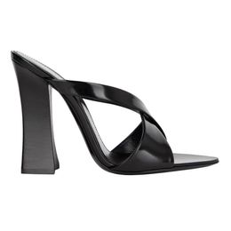 SAINT LAURENT Sandalen - Eva Mules Black - Gr. 39,5 (EU) - in Schwarz - f&uuml;r Damen