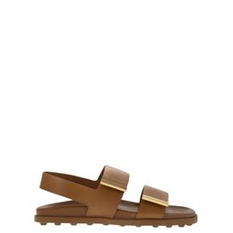 Tod's Tod's Sandalen - Sandal With Two Leather Straps - Gr. 36 (EU) - in Braun - f&uuml;r Damen