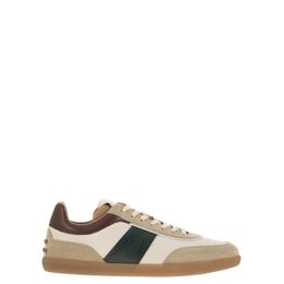 Tod's Tod's Low-Top Sneaker - Suede Leather Tabs Sneakers - Gr. 8_5 - in Braun - f&uuml;r Damen