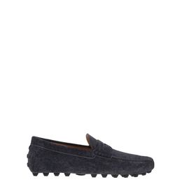Tod's Tod's Loafer - Gommino Bubble Sole In Suede Leather Loafers - Gr. 6 - in Schwarz - f&uuml;r Damen