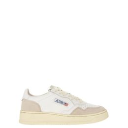 Autry Low-Top Sneaker - Medalist Low - Leather And Suede Sneakers - Gr. 41 (EU) - in Wei&szlig; - f&uuml;r Damen
