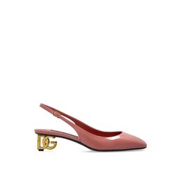 Dolce & Gabbana Dolce&Gabbana Hohe Schuhe - Jackie Slingback Pumps - Gr. 36,5 (EU) - in Rosa - f&uuml;r Damen