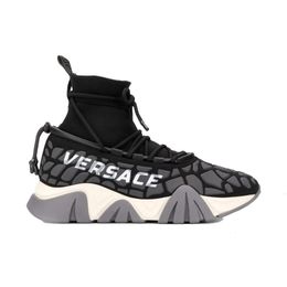 Versace Low-Top Sneaker - Squalo Drawstring Sneakers - Gr. 45 (EU) - in Schwarz - f&uuml;r Damen