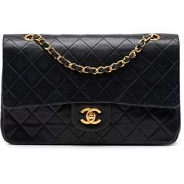 Chanel Hobo Bags - Medium Classic Calfskin Double Flap - Gr. unisize - in Blau - f&uuml;r Damen