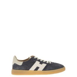 Hogan Low-Top Sneaker - Retro-Inspired Cool Sneakers With Suede Upper - Gr. 9_5 - in Blau - f&uuml;r Damen