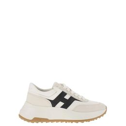 Hogan Low-Top Sneaker - Hi-Fi Trainers With Side H - Gr. 38,5 (EU) - in Wei&szlig; - f&uuml;r Damen