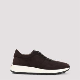 Tod's Tod's Low-Top Sneaker - Brown Suede Leather Sneakers - Gr. 11 - in Braun - f&uuml;r Damen