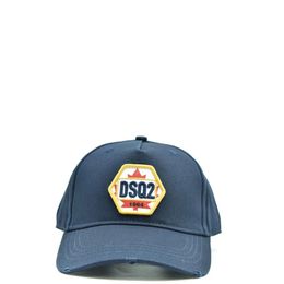 Dsquared2 Caps & M&uuml;tzen - Structured Blue Baseball Cap - Gr. ONE SIZE - in Blau - f&uuml;r Damen