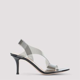 Gianvito Rossi Sandalen - Metropolis Sandals With Almond Toe - Gr. 37,5 (EU) - in Schwarz - f&uuml;r Damen