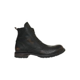 Moma Stiefel - Hammered Leather Boots - Gr. 42 (EU) - in Schwarz - f&uuml;r Damen