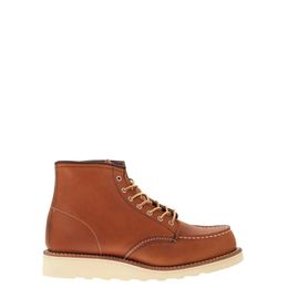 REDWING Stiefel - Classic Moc - Leather Lace-Up Boot - Gr. 7_5 - in Braun - f&uuml;r Damen