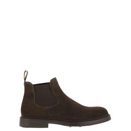 Doucals Doucal's Stiefel - Brown Suede Chelsea Boot With Elasticated Sides - Gr. 41 (EU) - in Braun - f&uuml;r Damen