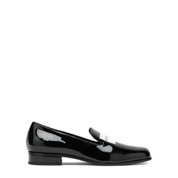 Givenchy Polished Black Calf Leather Loafers - Gr. 36 (EU) - in Schwarz