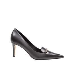 Michael Kors Hohe Schuhe - Lena Leather Pump In Black Color - Gr. 7_5 - in Schwarz - f&uuml;r Damen