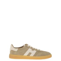 Hogan Low-Top Sneaker - Retrospective Suede Sneakers With Nappa Leather De - Gr. 9 - in Beige - f&uuml;r Damen