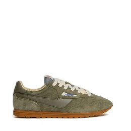 Autry Low-Top Sneaker - Windspin Low Sneakers In Suede-Moss Leather - Gr. 39 (EU) - in Braun - f&uuml;r Damen