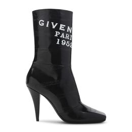 Givenchy Stiefel - Black Calf Leather Heel 95 Mm Ankle Boots - Gr. 39 (EU) - in Schwarz - f&uuml;r Damen
