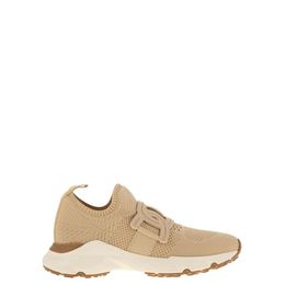 Tod's Tod's Low-Top Sneaker - Kate Technical Fabric Sneakers - Gr. 40 (EU) - in Beige - f&uuml;r Damen