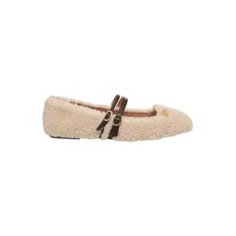 Liu Jo Beige Ballerinas With Faux Fur Upper - Gr. 37 (EU) - in Beige