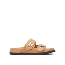 Tory Burch Sandalen - Bovine Leather Sandals With Minimalist Silhouette - Gr. 6 - in Orange - f&uuml;r Damen
