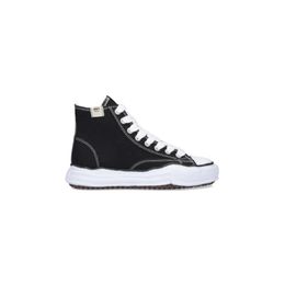 Maison Mihara Yasuhiro Low-Top Sneaker - Peterson High-Top Sneakers, In Black Cotton - Gr. 43 (EU) - in Schwarz - f&uuml;r Damen