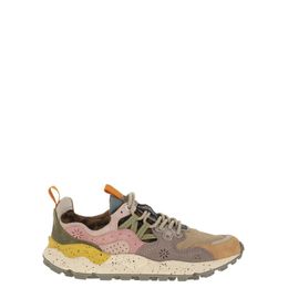 Flower Mountain Low-Top Sneaker - Yamano 3 - Sneakers In Suede And Technical Fabric - Gr. 40 (EU) - in Braun - f&uuml;r Damen