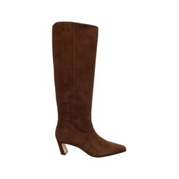 Stuart Weitzman Stiefel - Stassi Suede Boots - Gr. 38,5 (EU) - in Braun - f&uuml;r Damen
