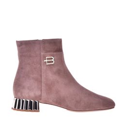 Baldinini Stiefel - STIEFELETTE Baldinini - Gr. 37,5 (EU) - in Taupe - f&uuml;r Damen