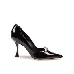 Jimmy Choo Hohe Schuhe - Belinda Patent Leather Pumps Black - Gr. 38 (EU) - in Schwarz - f&uuml;r Damen