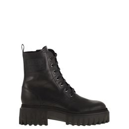 Hogan Stiefel - H700 - Leather Combat Boots - Gr. 39 (EU) - in Schwarz - f&uuml;r Damen
