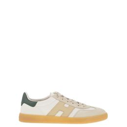 Hogan Low-Top Sneaker - Cool - Leather And Suede Trainers - Gr. 9 - in Beige - f&uuml;r Damen